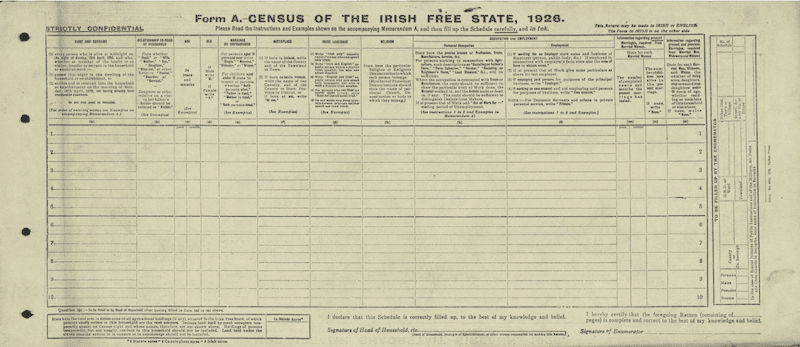 The 1926 Irish Census Is Now Online: What Family Historians Need to ...
